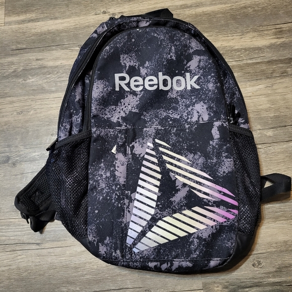 Reebok | Bags | Reebok Ocean Backpack Sport Training White Marble ...
